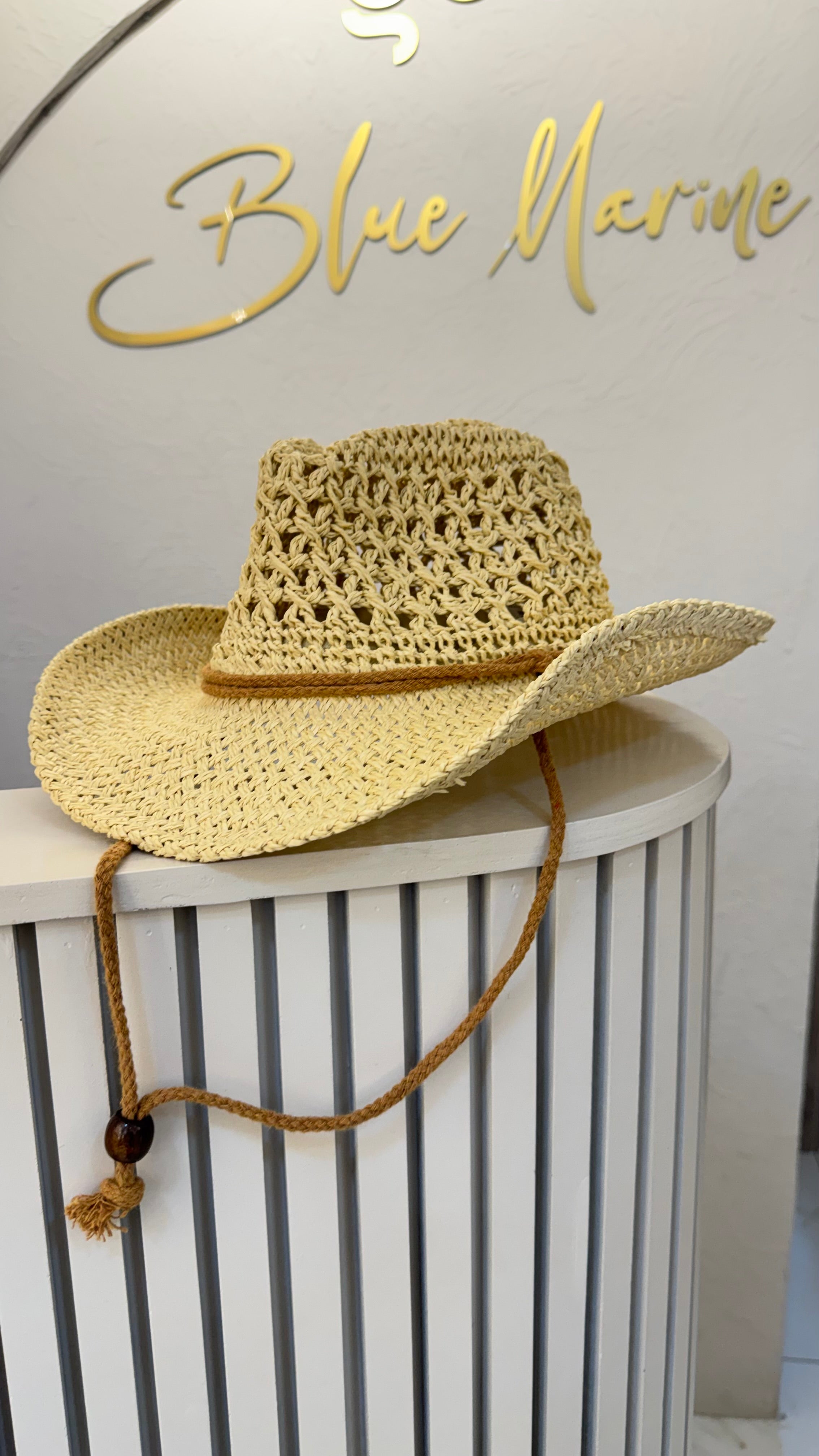 SOMBRERO PLAYERO CREMA – Bluemarine Accesorios
